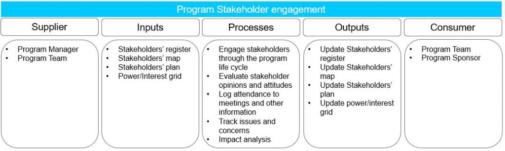 Program Stakeholder Engagement